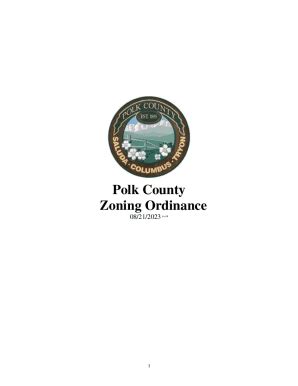 Fillable Online Polk County Zoning Ordinance 10 Fax Email Print PdfFiller