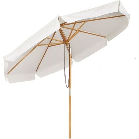 Sekey Parasol Cm En Bois Inclinable Pour Patio Jardin Balcon