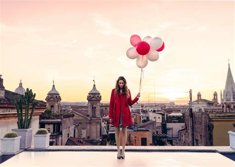 Wallpaper Model Blonde Long Hair Women Outdoors Rome Italy