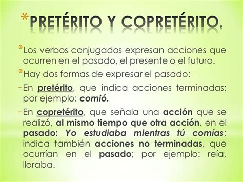 Ejemplos De Verbos Conjugados En Presente Pasado Y Futuro Opciones De