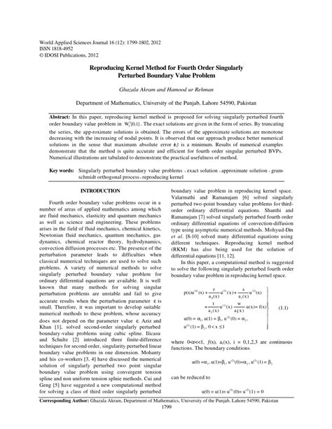 pdf reproducing kernel method for fourth order singularly perturbed boundary value problem
