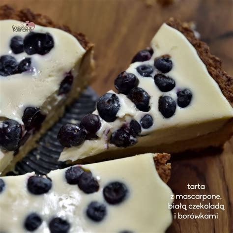 Tarta Z Mascarpone Z Bia Czekolad Z Bor Wkami