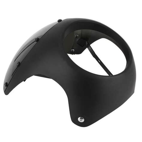 Déflecteur d air de moto Carénage de Phare 7 Pouces Déflecteur de Vent