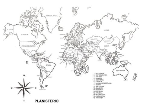 Mapas Planisferios Para Descargar E Imprimir Ouiluv