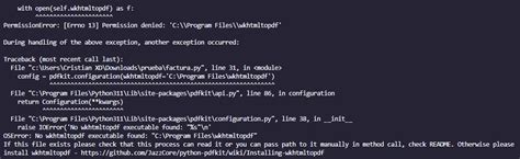 Python Error Cuando Ejecuto Permissionerror Errno Permission