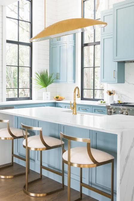 25 Beautiful And Inspiring Blue Kitchens Shelterness