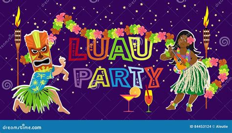 Luau Cartoons Illustrations Vector Stock Images Pictures To