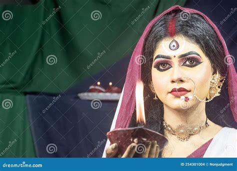 Maa Durga Agomoni Shoot Concept Indian Culture Stock Photo Image Of