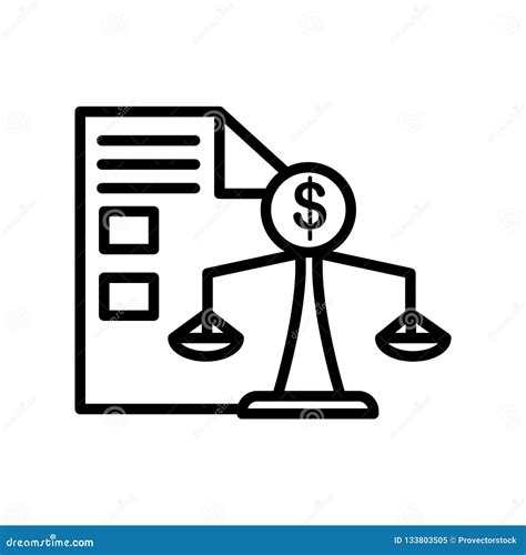 Invoice Icon Vector Sign And Symbol Isolated On White Background Stock
