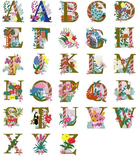 25 Free Machine Embroidery Designs You Shall Like Embroidery Alphabet