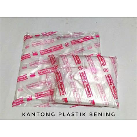 Jual Kantong Plastik HD Gudang Bening Kresek Bening Uk 15 Dan 24