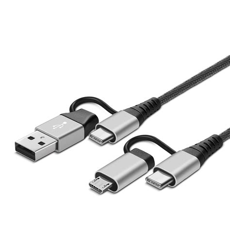 USB Type C Cable 3FT Fast Charge Cable W USB C Female To Micro USB