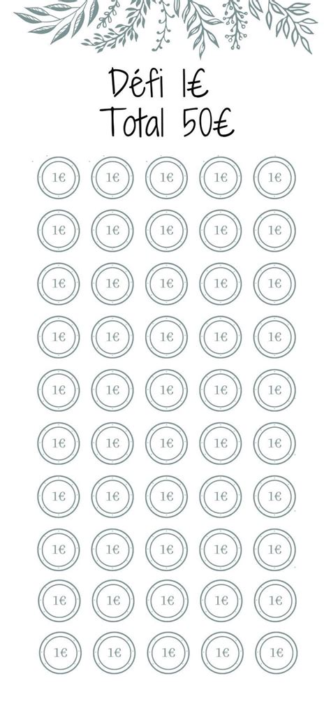 A Sheet Of Paper With Numbers And Leaves On The Bottom In White Ink