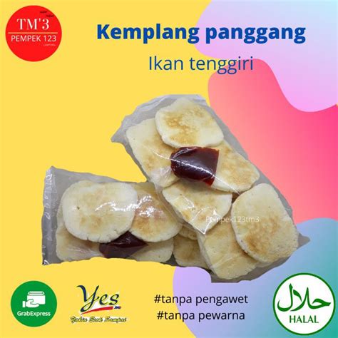 Jual Kerupuk Kemplang Panggang Bakar Super Asli Khas Lampung Ikan