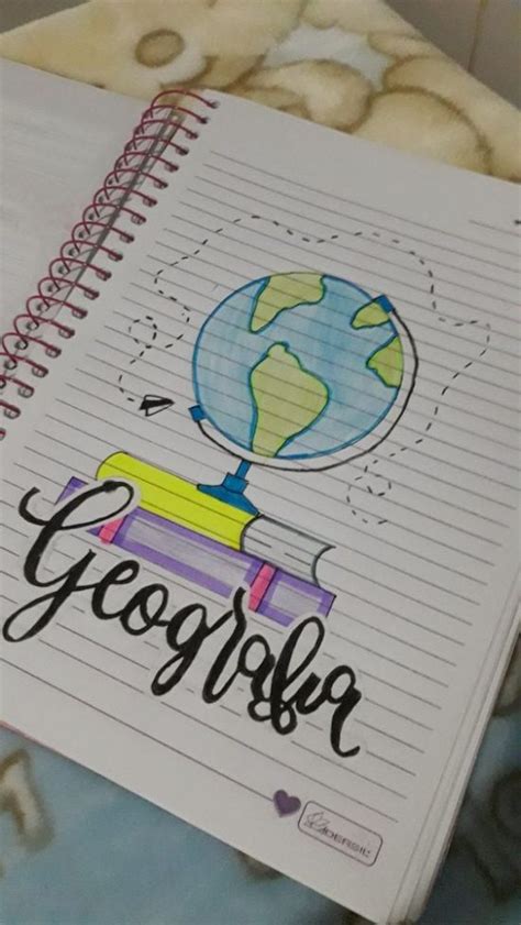 Portadas de geografía diseños creativos ideas bonitas y fáciles