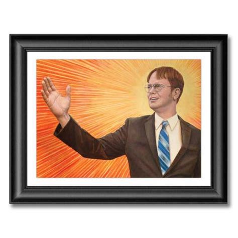 Schrute Farms Original Poster Art Print The Office Dwight Schrute