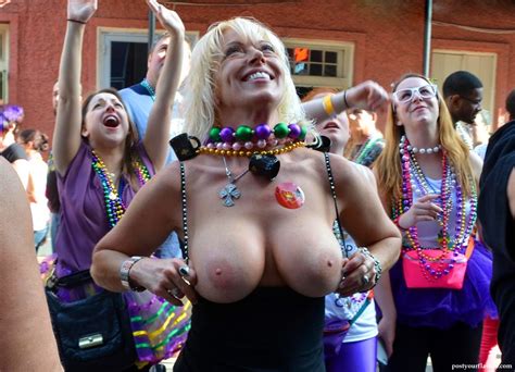 Mardi Gras Tits Naked And Nude In Public Pictures