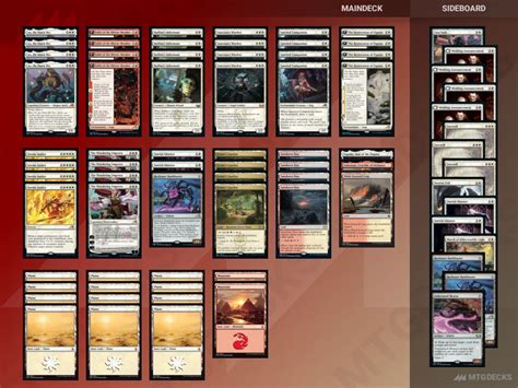 Standard Boros Justice Deck By JUJUBEAN 2004 MTG DECKS