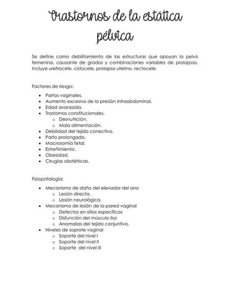 Trastornos de la estátiva pélvica Katy González uDocz