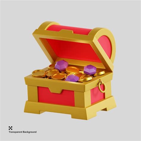 Une Illustration 3d Captivante D un Coffre Au Trésor PSD Premium
