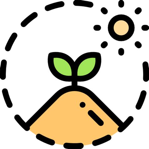 Nature Detailed Rounded Lineal Color Icon