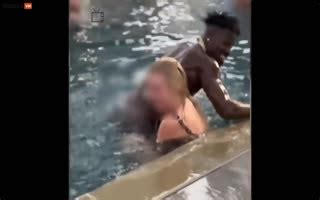 Ex NFL Star Antonio Brown Exposes Himself To Woman At Dubai Swimming