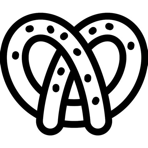 Big Pretzel Vector SVG Icon SVG Repo