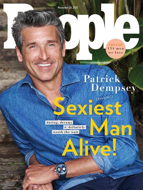 Jimmy Kimmel Reveals People S Sexiest Man Alive As Patrick Dempsey