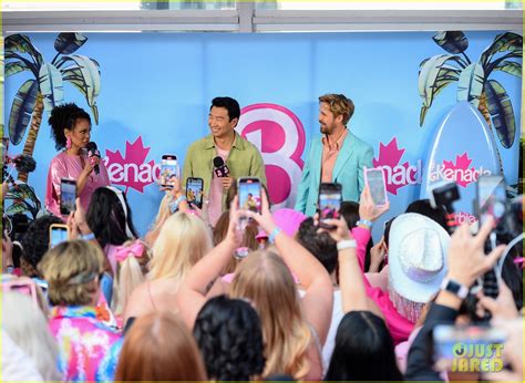 Ryan Gosling Simu Liu Bring Their Kenergy To Canada For Barbie