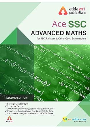 Advance Maths Book For SSC CGL CHSL CPO And Other Govt Exams