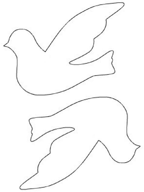 This Document Can Be Printed And Cut To Make A Small Peace Dove Puppet