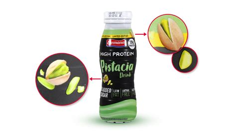 Ehrmann High Protein Pistacia Drink Lebensmittelklarheit