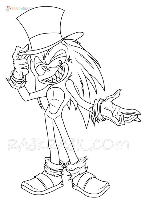 Desenhos de Sonic Exe para colorir Novas imagens para impressão