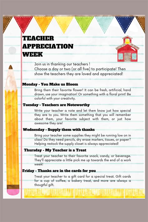 S S Theme Teacher Appreciation Week Itinerary Retro Throwback Old