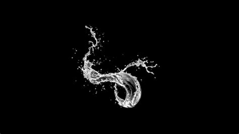Water Splash Black Screen Effect Black Screen Water Effect Water