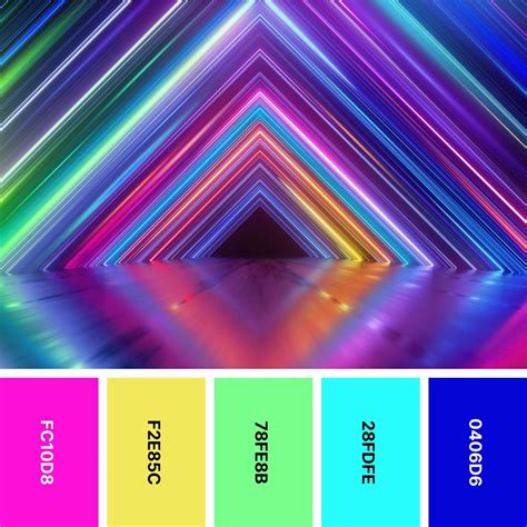 30 Neon Color Palettes For Vibrant Designs Color Meanings In 2024