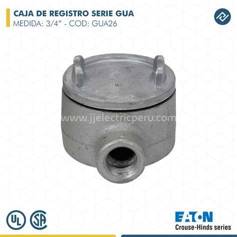 CAJA DE REGISTRO SERIE GUA 3 4 CROUSE HINDS