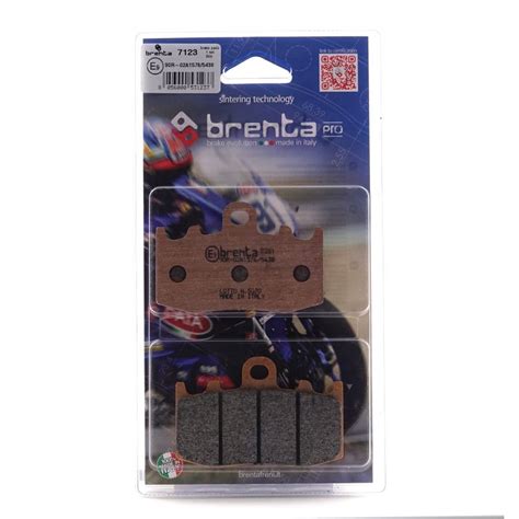 Plaquette de frein Avant Moto Brenta FT7123 Syntérisé Route et Piste