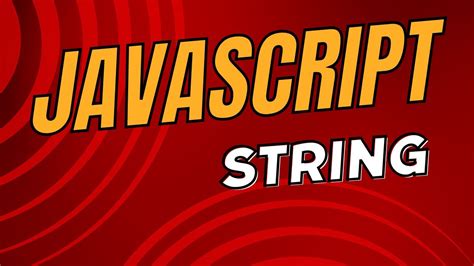 javascript strings youtube