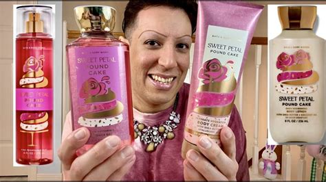 Bath Body Works New Sweet Petal Pound Cake Review Youtube
