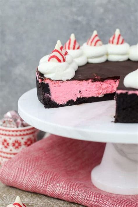 No Bake Peppermint Cheesecake Beyond Frosting