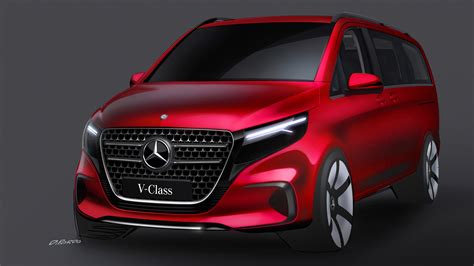 2024 Mercedes Benz V Class EQV Vito EVito Facelift Debut 110 Paul