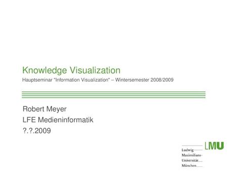 PDF Knowledge Visualization Knowledge Visualization The Use Of