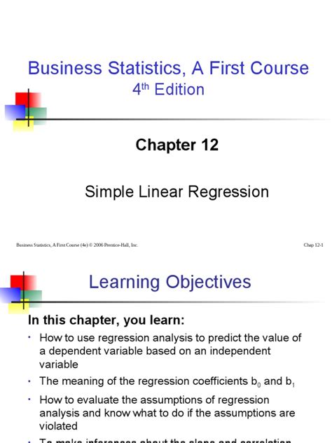 chapter 12 simple linear regression pdf errors and residuals regression analysis