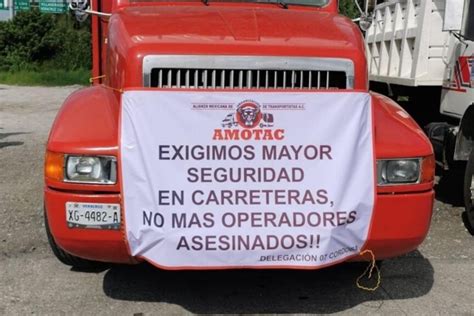 Transportistas poblanos se suman a paro nacional de AMOTAC los días 29