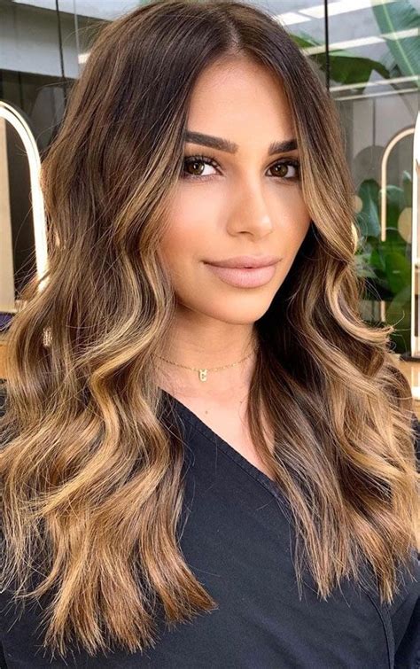 70 Hottest Brown Hair Colour Shades For Stunning Look Lob With Dark