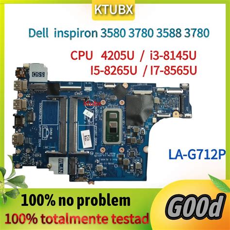 La G712p Mainboard For Dell Inspiron 17 3480 3580 3481 3780 3588 Laptop