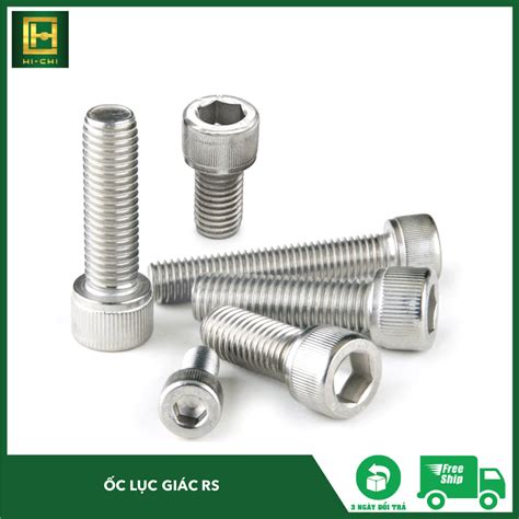 Ốc Lục Giác RS Bu lông lục giác M3 M4 M5 M6 M8 M10 M12 M14