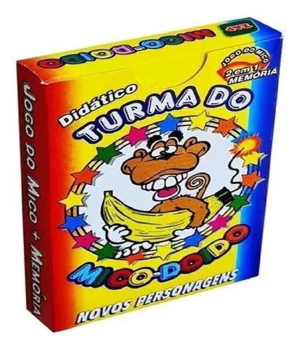 Kit Jogo De Memoria Turma Do Mico Lembrancinha Festa Mimo Mercadolivre