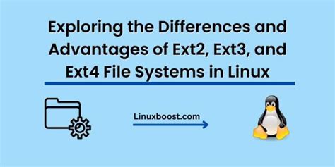 differences of ext2 ext3 and ext4 file systems in linux